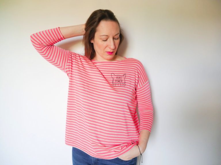 Mandy boat tee de Tessuti Fabrics - The Amazing Iron Woman